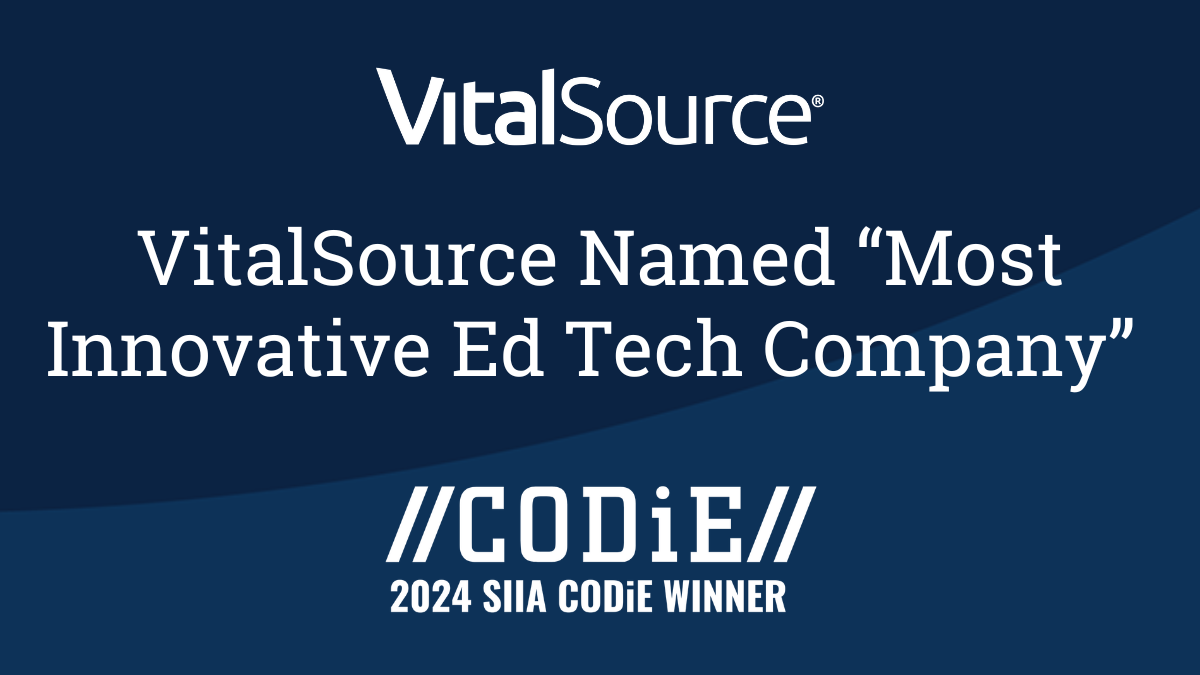 VitalSource Named Most Innovative Ed Tech Company
